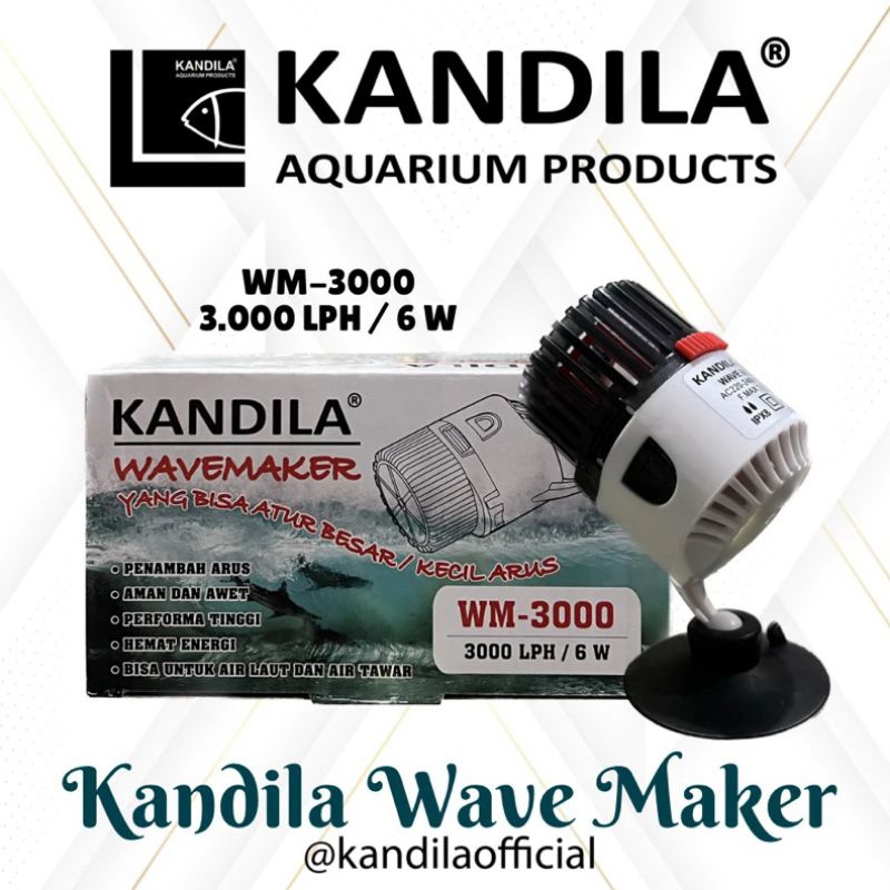 Jual Kandila wave maker ombak aquarium WM3000 | Shopee Indonesia