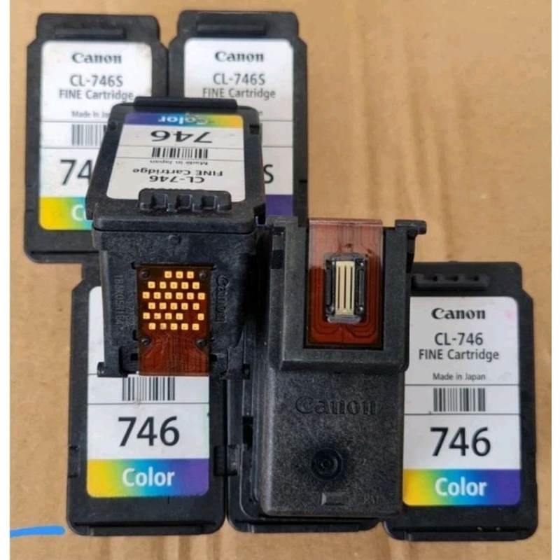 Jual Cartridge canon bekas 745 745s dan 746 746s belum pernah refil ...