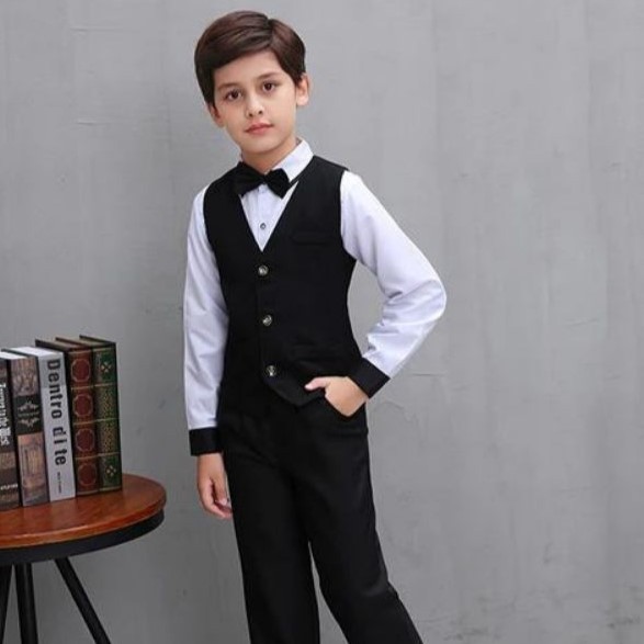 Jual Setelan Rompi dan Celana Formal Anak Kid Vest Suits | Shopee Indonesia
