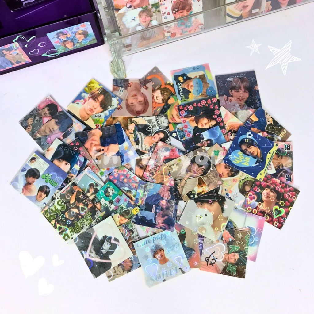 Jual HOLOGRAM Mail Sticker Deco Kpop Freebies Sellkor Cute Face Sticker NCT Dream 127 Enhypen ...