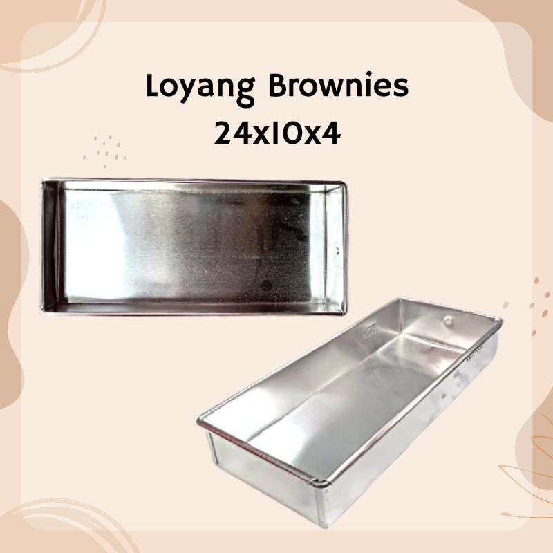 Jual Loyang Kotak 20x10x4 Tebal /Loyang Kotak Tebal / Loyang Tebal ...