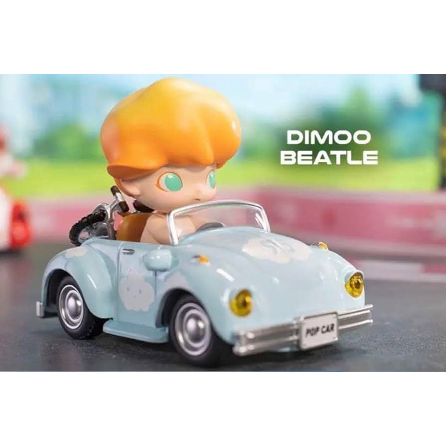 Jual POP MART POP CAR super track series Dimoo Beatle POPMART | Shopee ...