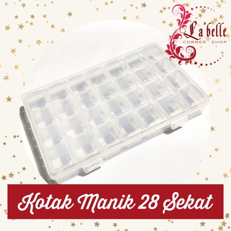 Jual Kotak Organizer Manik 28 Sekat | Shopee Indonesia