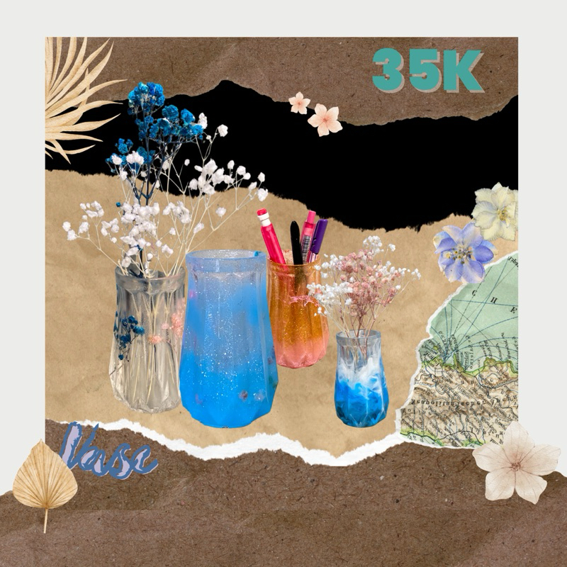 Jual VAS BUNGA RESIN CUSTOM | Shopee Indonesia