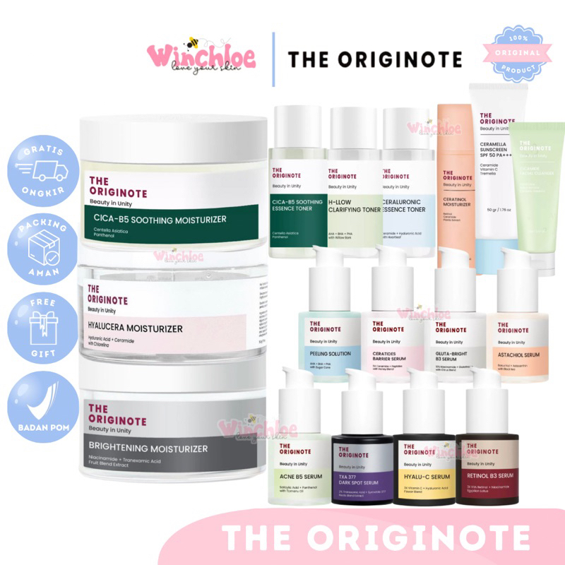 Jual [ ️FREE GIFT ️] THE ORIGINOTE/ MOISTURIZER ORIGINOTE/ SERUM ...