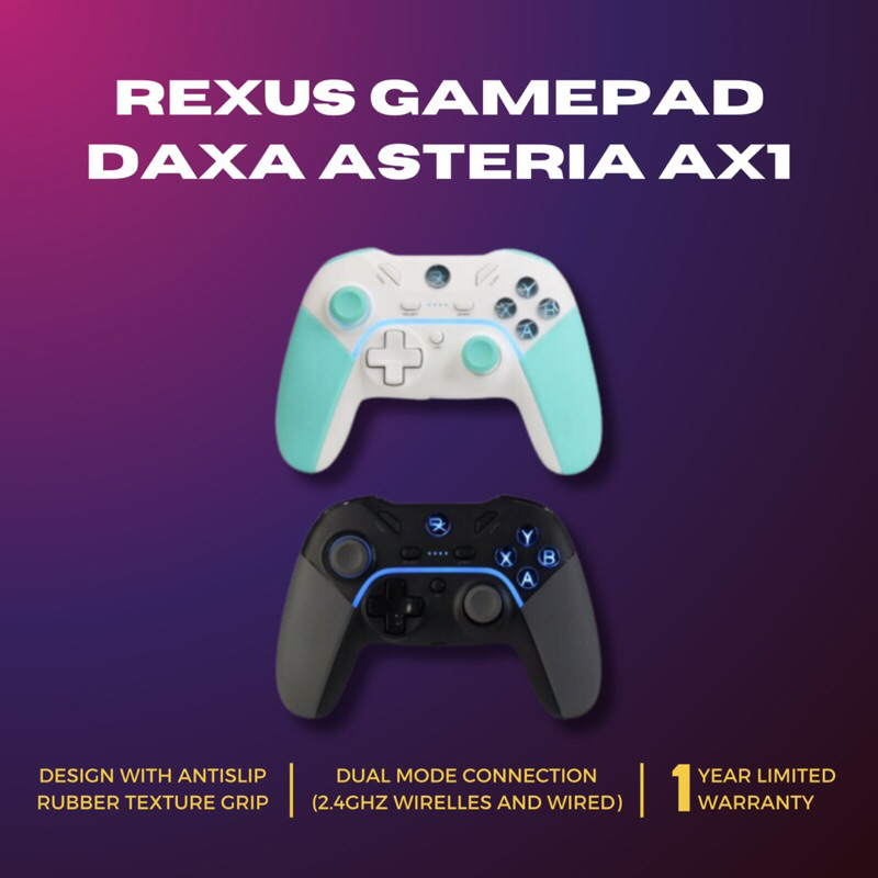 Jual Rexus Gamepad Daxa Asteria AX1 | Shopee Indonesia
