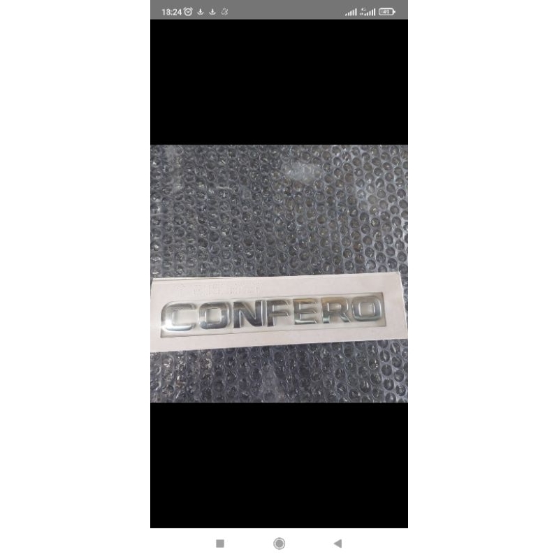 Jual emblem tulisan Confero original | Shopee Indonesia