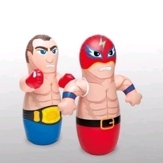 Jual Mainan Tinju Anak Samsak Intex - Balon Angin Karet Karakter Bags ...