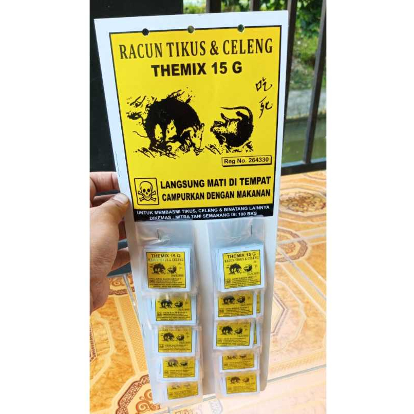 Jual RACUN THEMIX 15 G - (HAMA TIKUS-BABI-ANJING-BIAWAK-MUSANG DLL ...