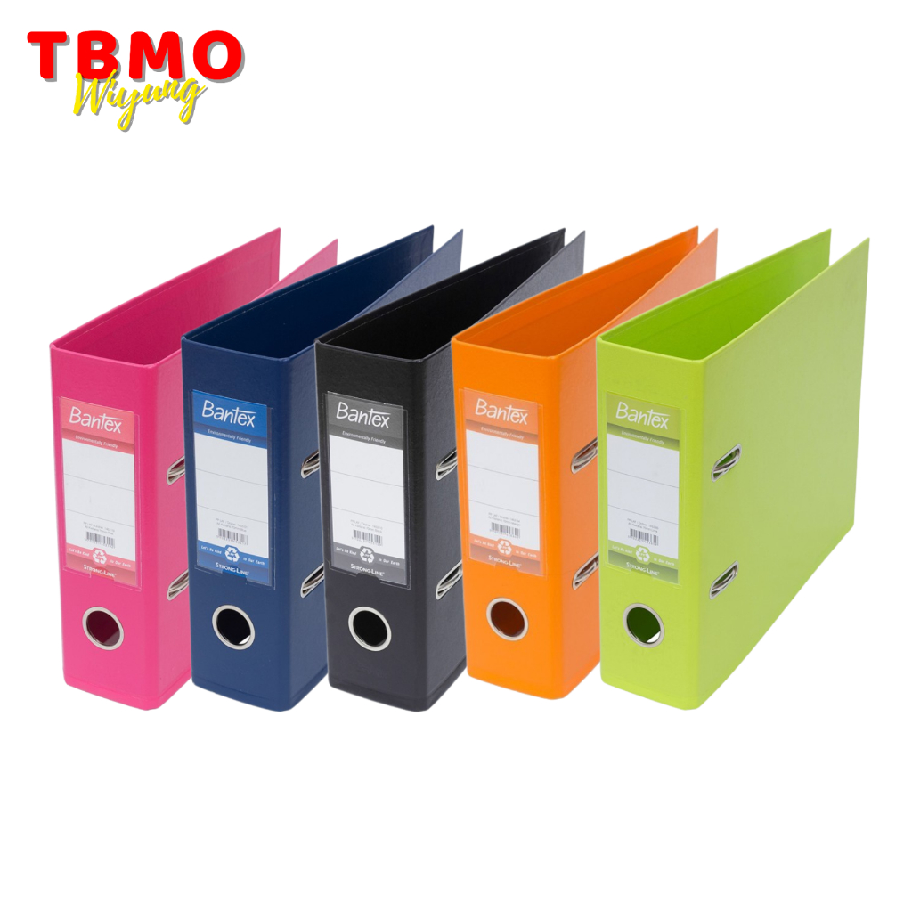 Jual TBMO Bantex Lever Arch File Ordner Plastic A5 Kwitansi 7cm 1453 ...