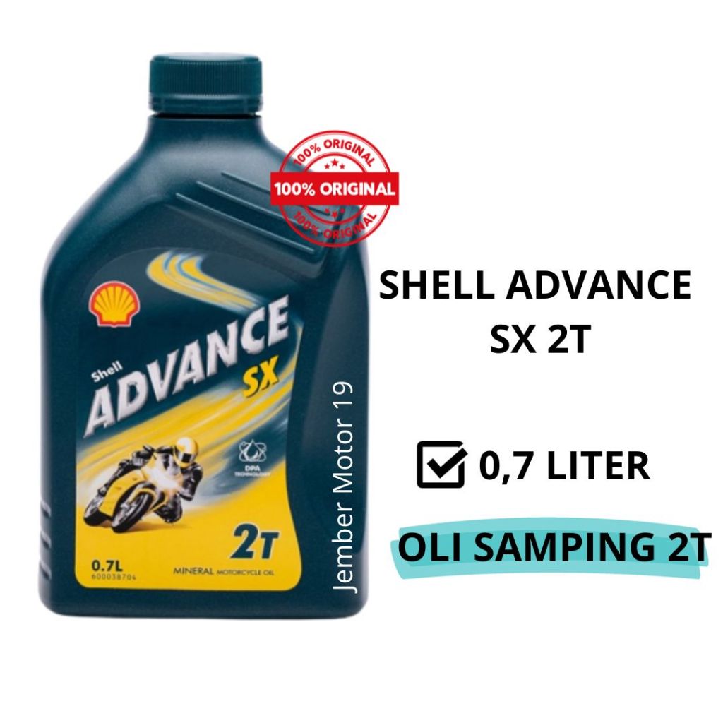 Jual OLI SAMPING MOTOR SHELL ADVANCE SX 2T/ 2 TAK 700 ML ORIGINAL ...