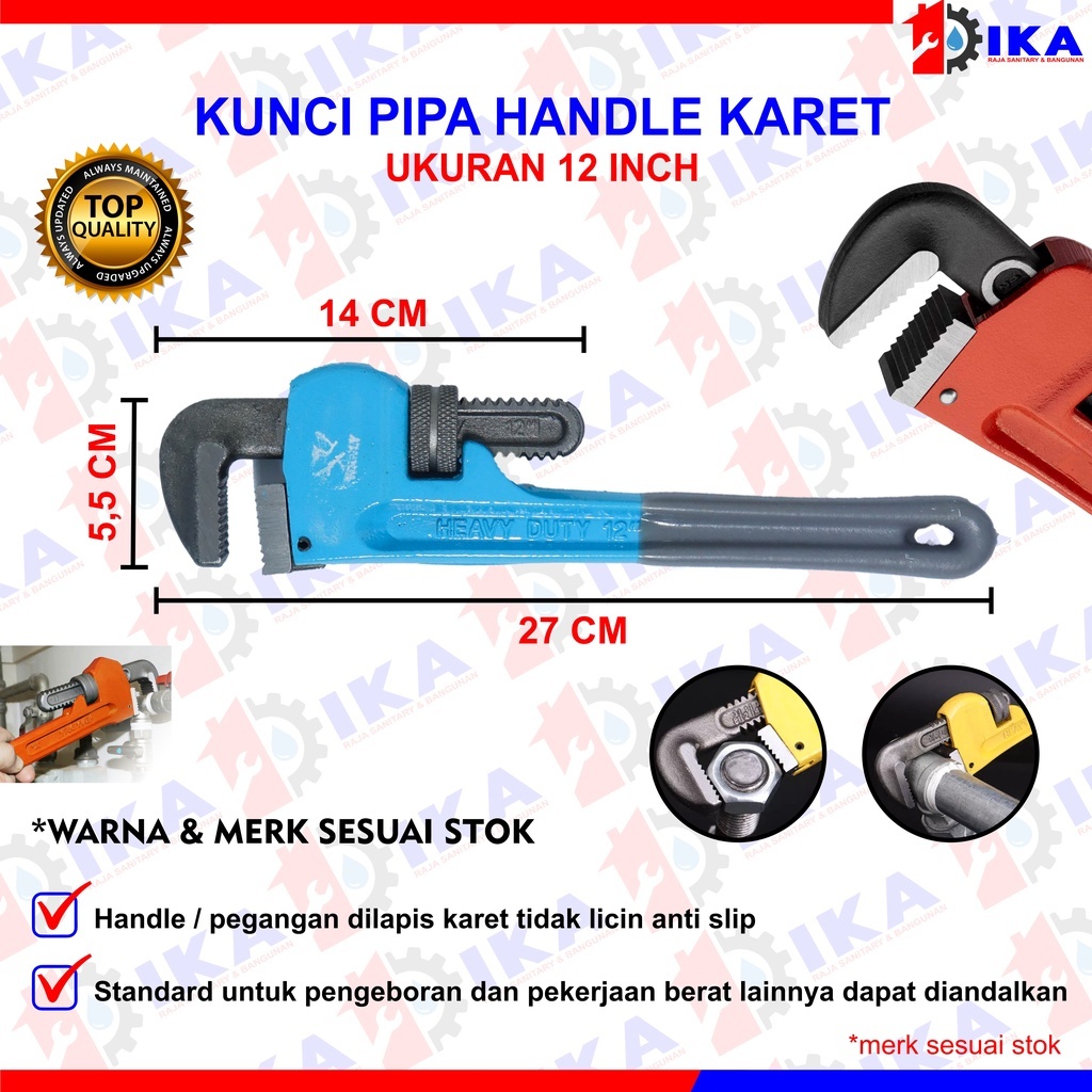 Jual Kunci pipa 12" inch / kunci pipa tebal ledeng 12" Pipe Wrench ...