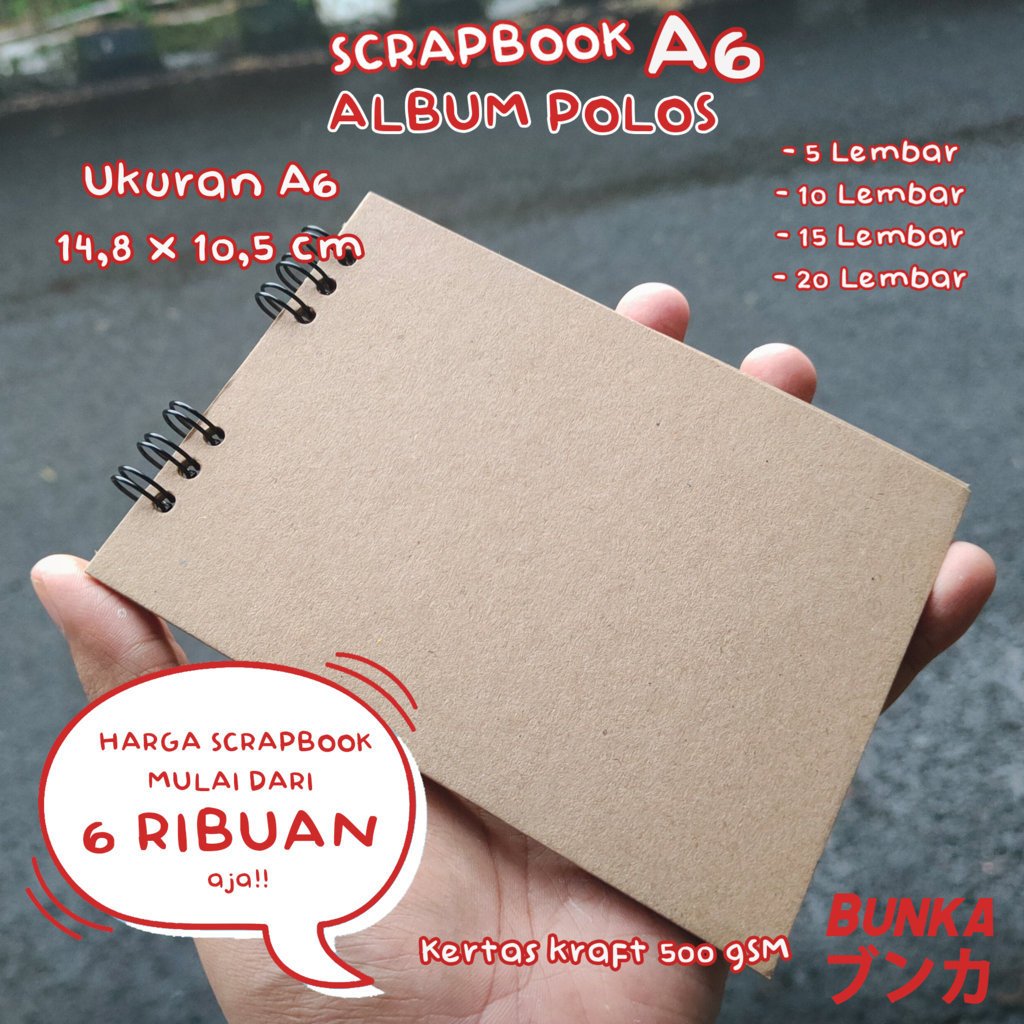 Jual Scrapbook A6 Aesthetic Mini Album vintage buku catatan story book ...