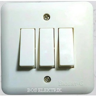 Jual Saklar Triple Tanam Bright-G (IB) | Shopee Indonesia