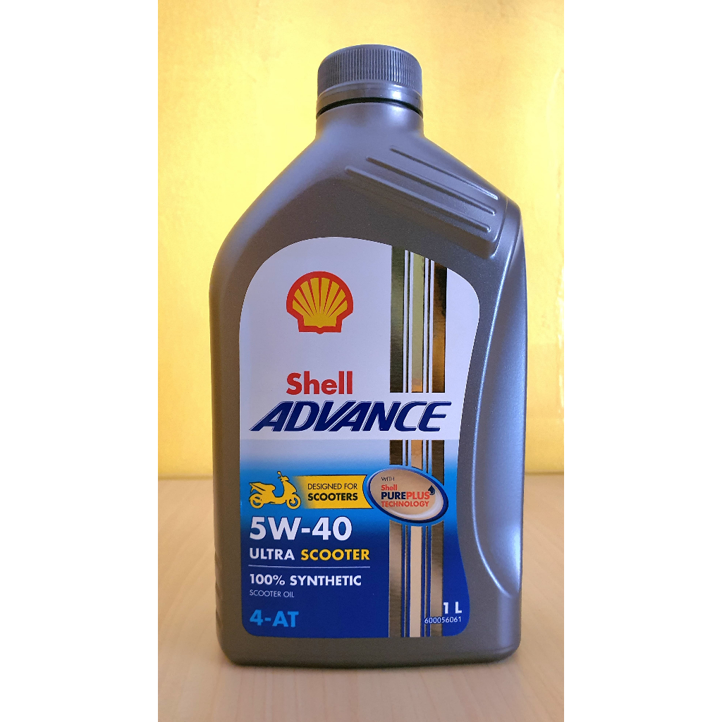 Jual OLI MOTOR SHELL ADVANCE 5W-40 ULTRA SCOOTER 1 LITEr | Shopee Indonesia