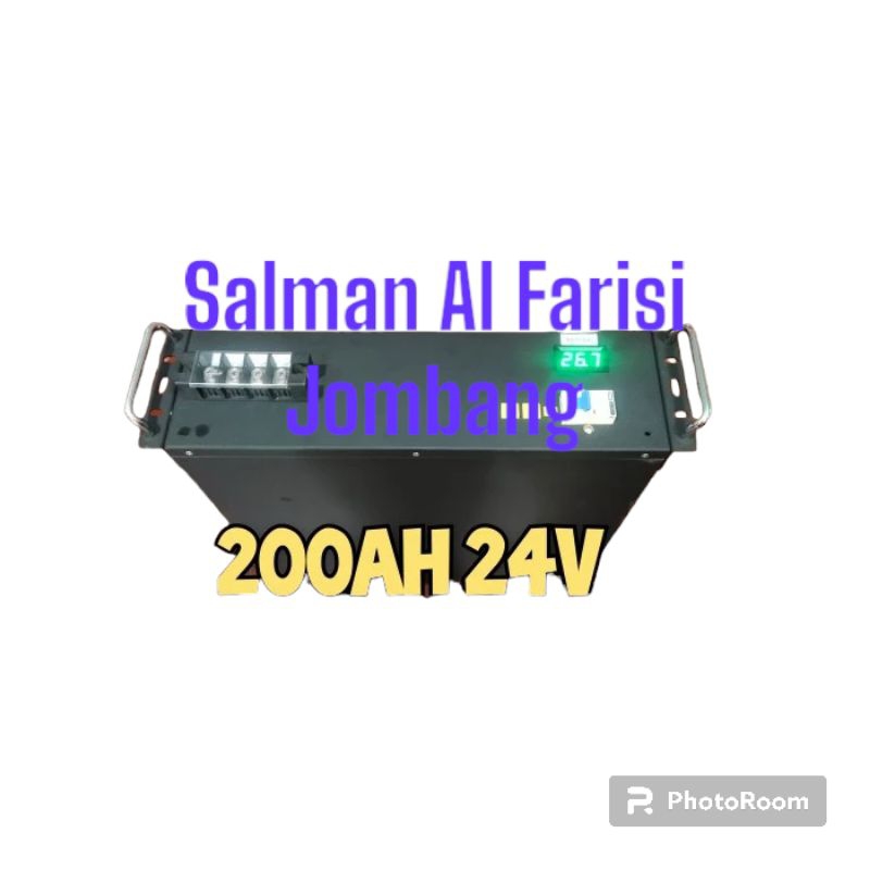 Jual Baterai Lifepo4 12v 200Ah Dan 24v 200Ah Plus Box BMS 60A Busbar dan Kabel Jumper | Shopee ...