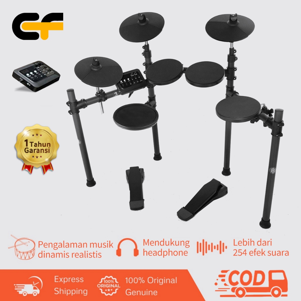 Jual Epicfinds Drum elektronik Set Drum Profesional Untuk Pemula Alat ...