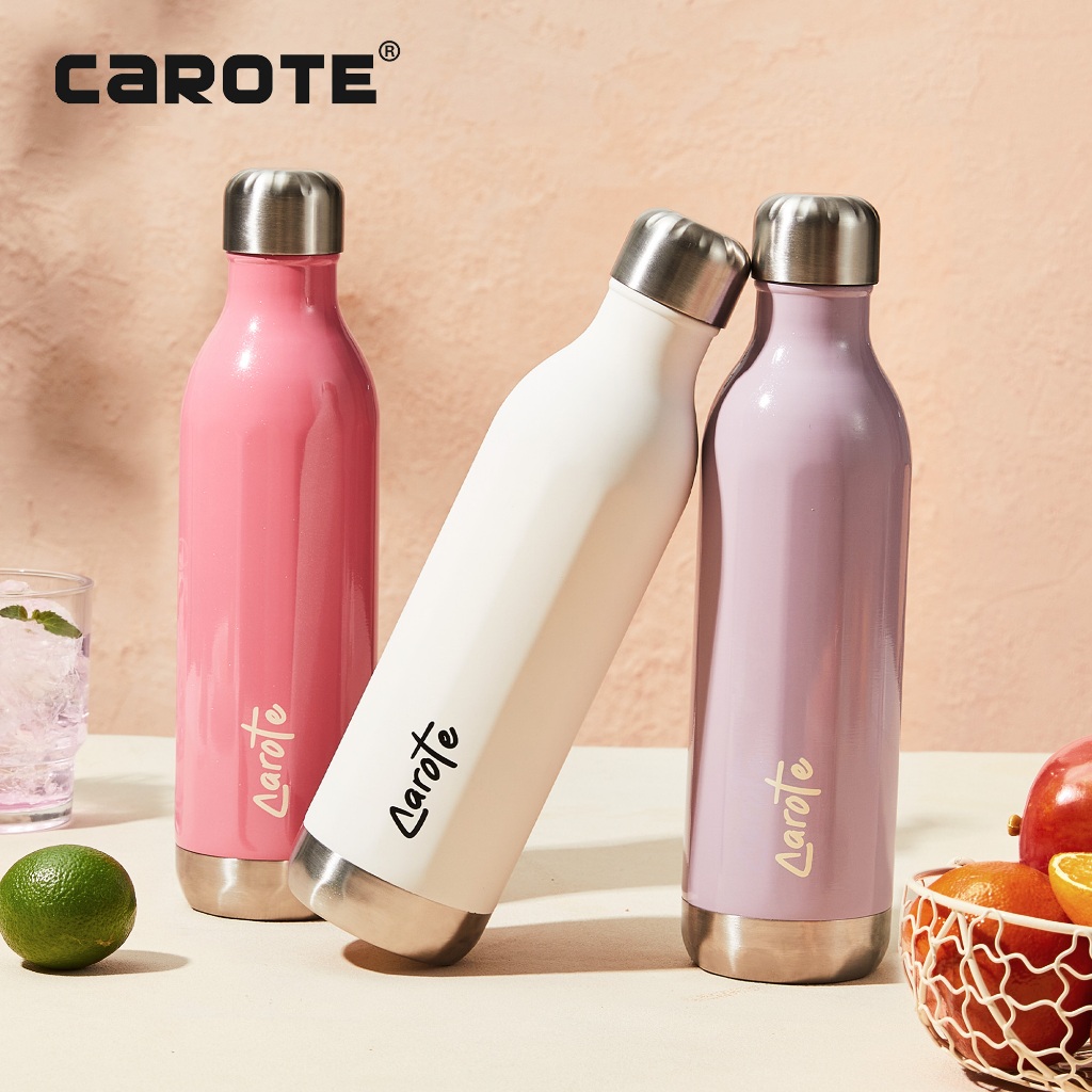 Jual CAROTE Botol Minum Isolasi Vacuum 500 ml, Tahan Suhu Dingin, Botol ...