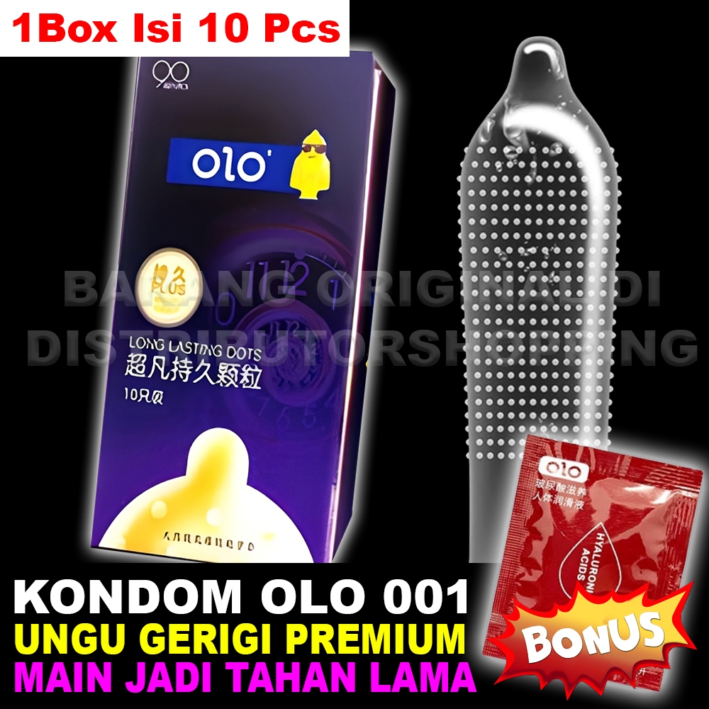 Jual NEW !! KONDOM PURPLE OLO 001 LONGLAST PREMIUM - 1box ( 10pcs ) | Shopee Indonesia