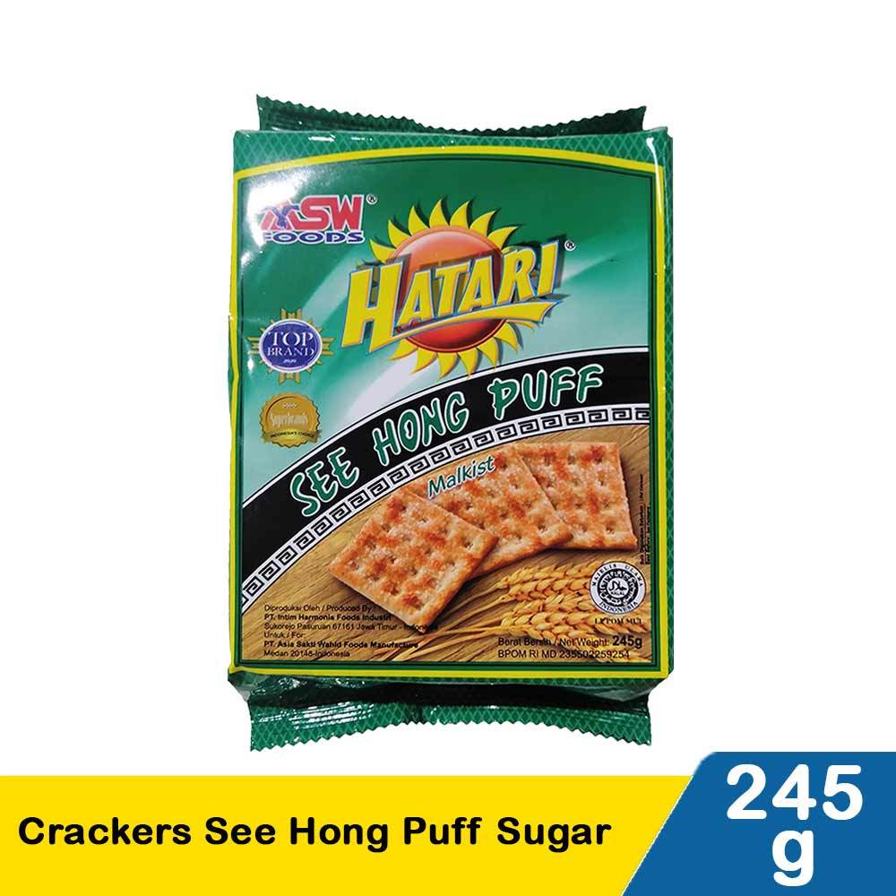 Jual Hatari Crackers See Hong Puff Sugar 245G | Shopee Indonesia