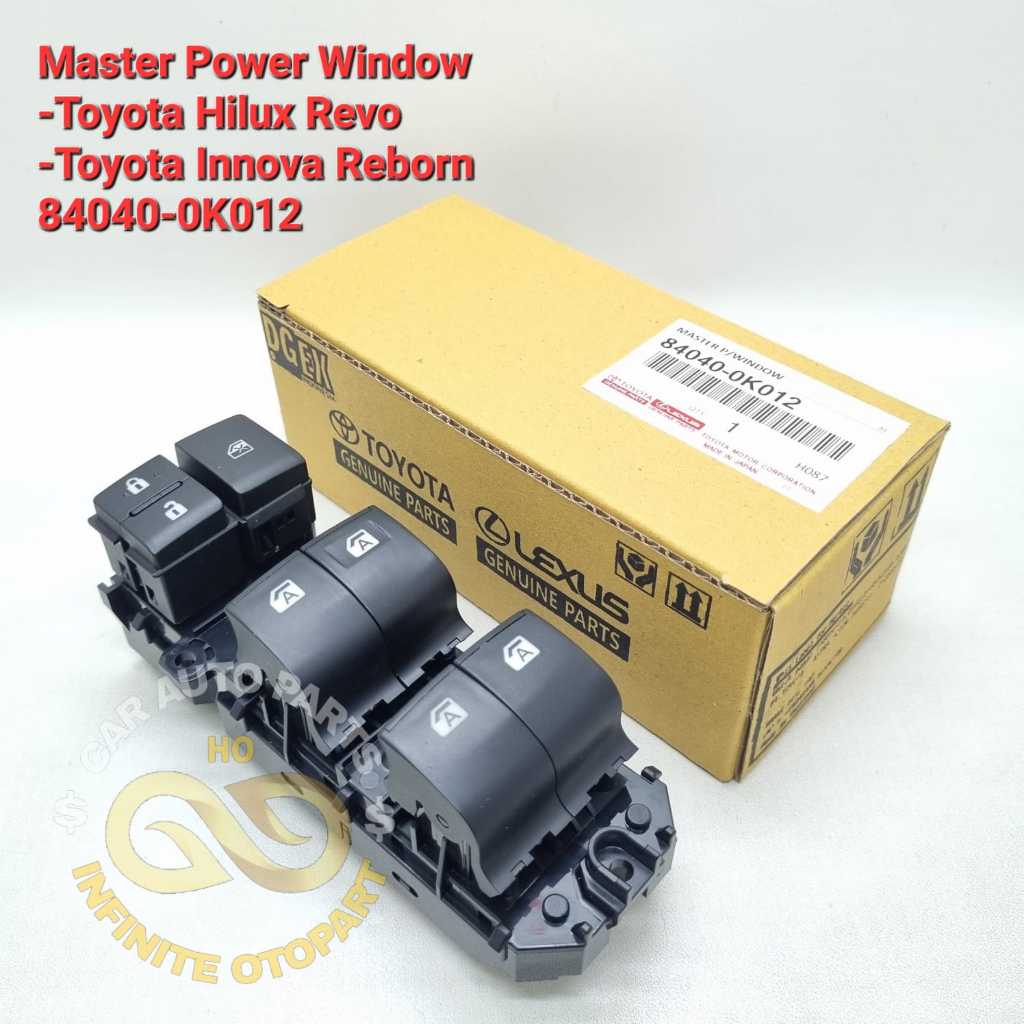 Jual SAKLAR MASTER POWER WINDOW PUSAT HILUX REVO INNOVA REBORN INOVA ...