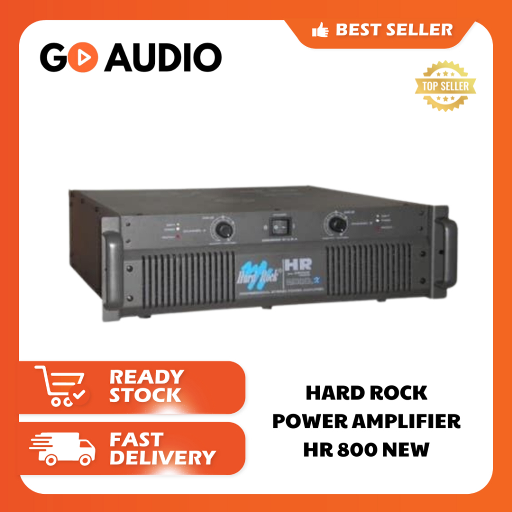 Jual HARD ROCK | Power Amplifier HR 800 New | Shopee Indonesia