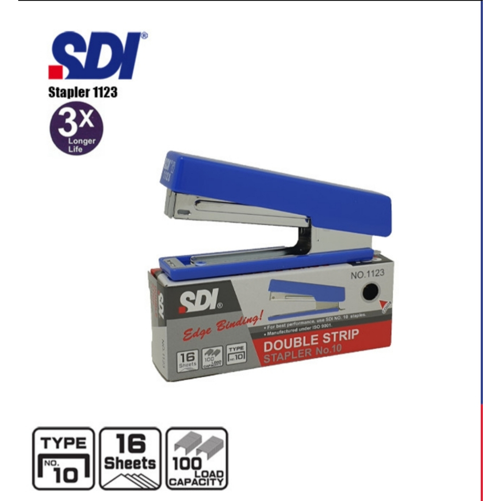 Jual Stapler Staples No 10 Double Strip SDI 1123 | Shopee Indonesia