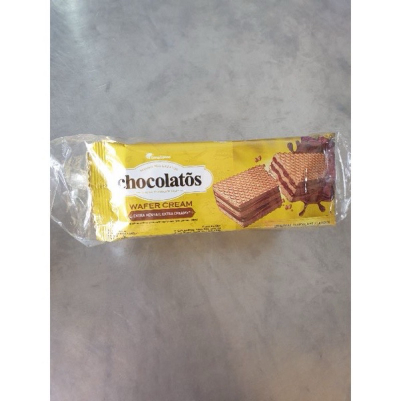 Jual CHOCOLATOS WAFER Cream 1000an RENCENG ISI 10 SACHET | Shopee Indonesia