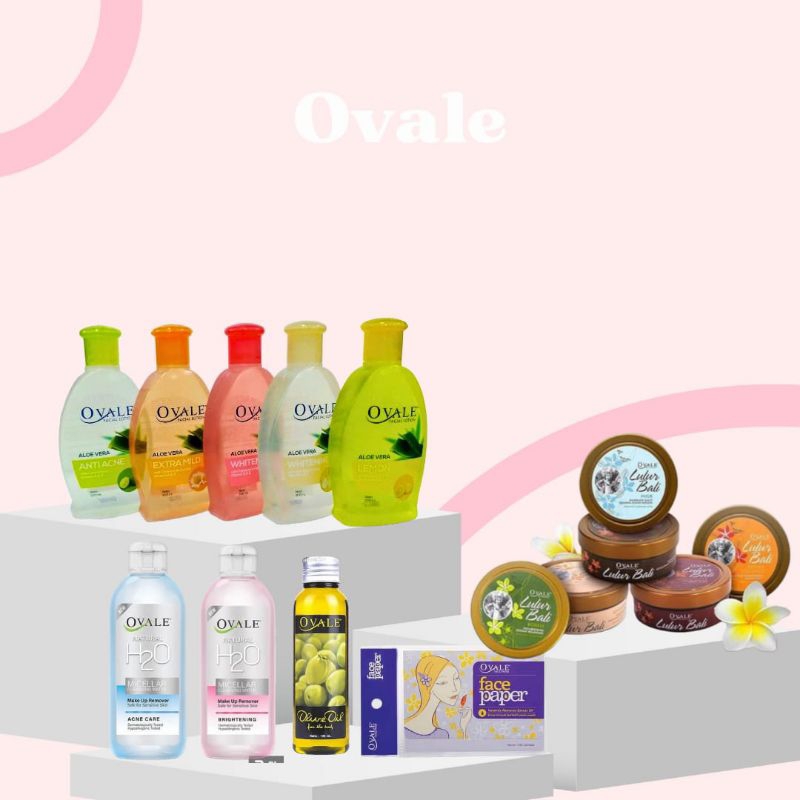 Jual (COD) OVALE 2IN1 FACIAL LOTION TONER | 60 ML 100ML 200ML | OVALE ...