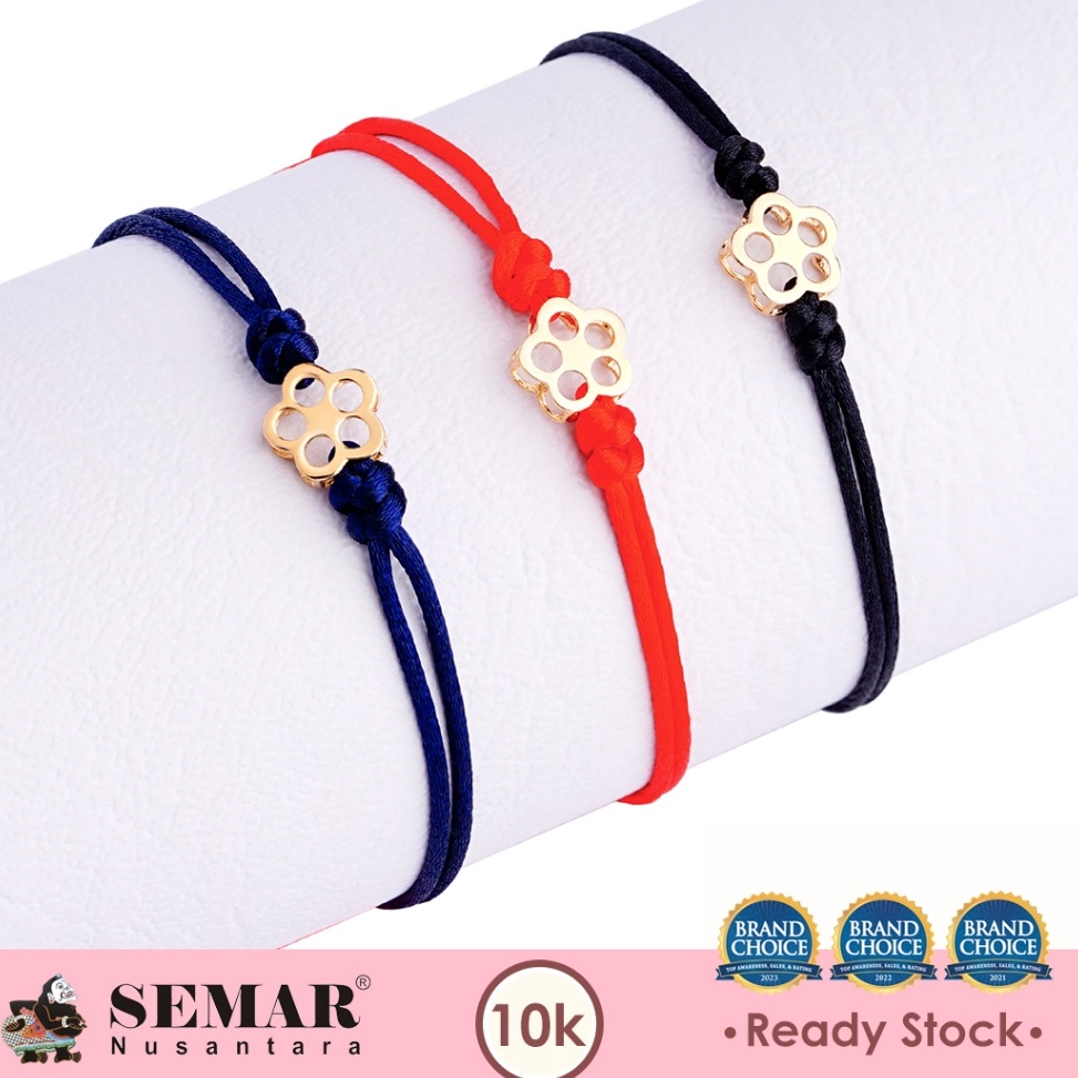 Jual Pr0duk K3ren Gelang Emas Tali Cleosia Flowers Gold 10K Semar ...