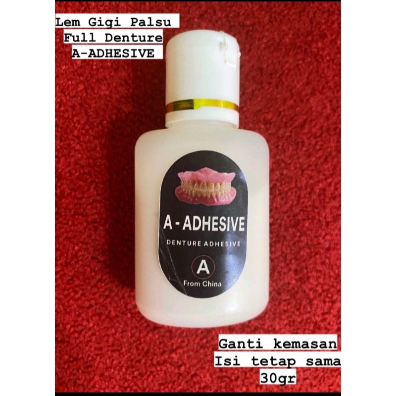 Jual LEM/PEREKAT GIGI PALSU KE GUSI A-ADHESIVE POWDER | Shopee Indonesia