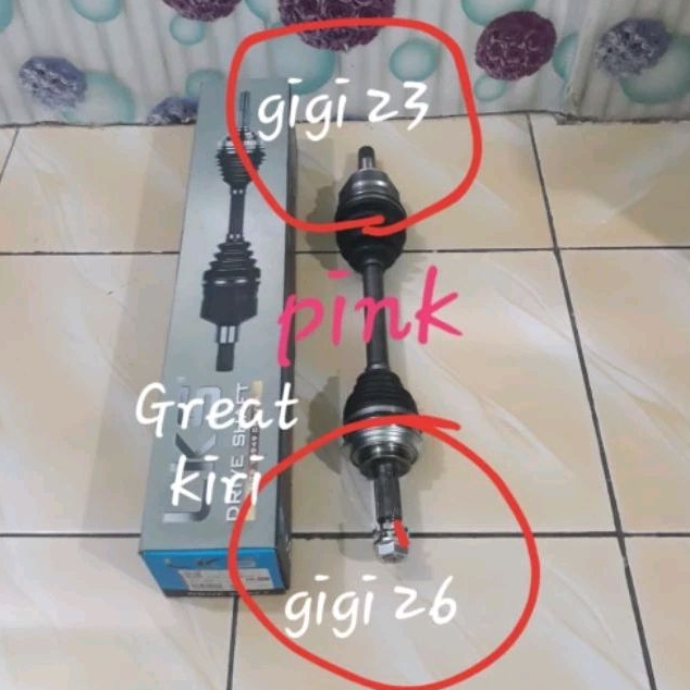 Jual Drive Shaft Cv Joint Assy As Roda Komplit As Tarik Corolla Great AE101Kiri | Shopee Indonesia