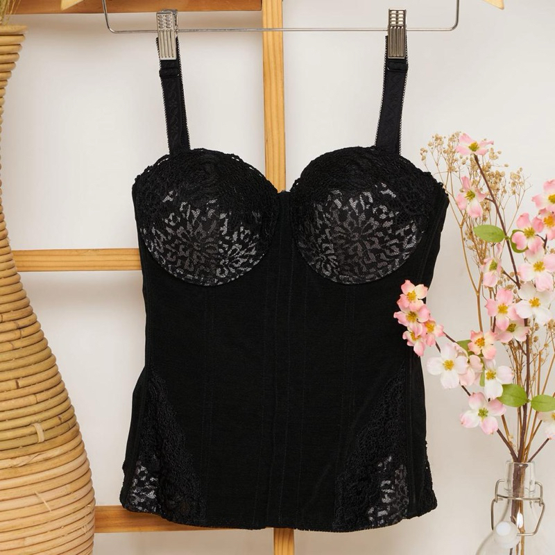 Jual Graziella Hitam 34A | longtorso | dalaman kebaya | kamisol premium ...