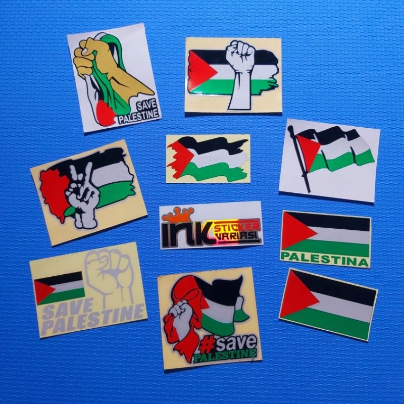 Jual Sticker bendera PALESTINA stiker save Palestina cutting | Shopee ...