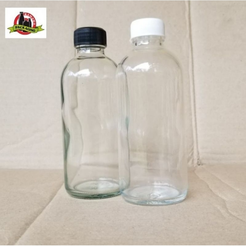 Jual Botol kaca bening 250ml /Jus /Madu /kopi/LSRN | Shopee Indonesia