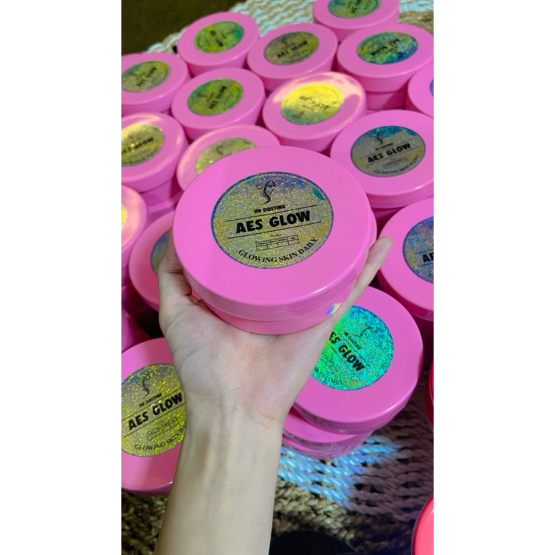 Jual Checkout 2 pot, dikirim 3(NEW FORMULA) HB Dosting AES Glow ukuran ...