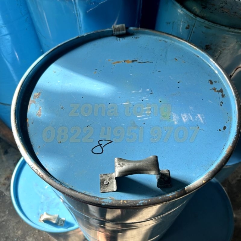 Jual Tong/Drum Besi 60kg Tempat Sampah, Pembakaran Sampah dan Pot ...