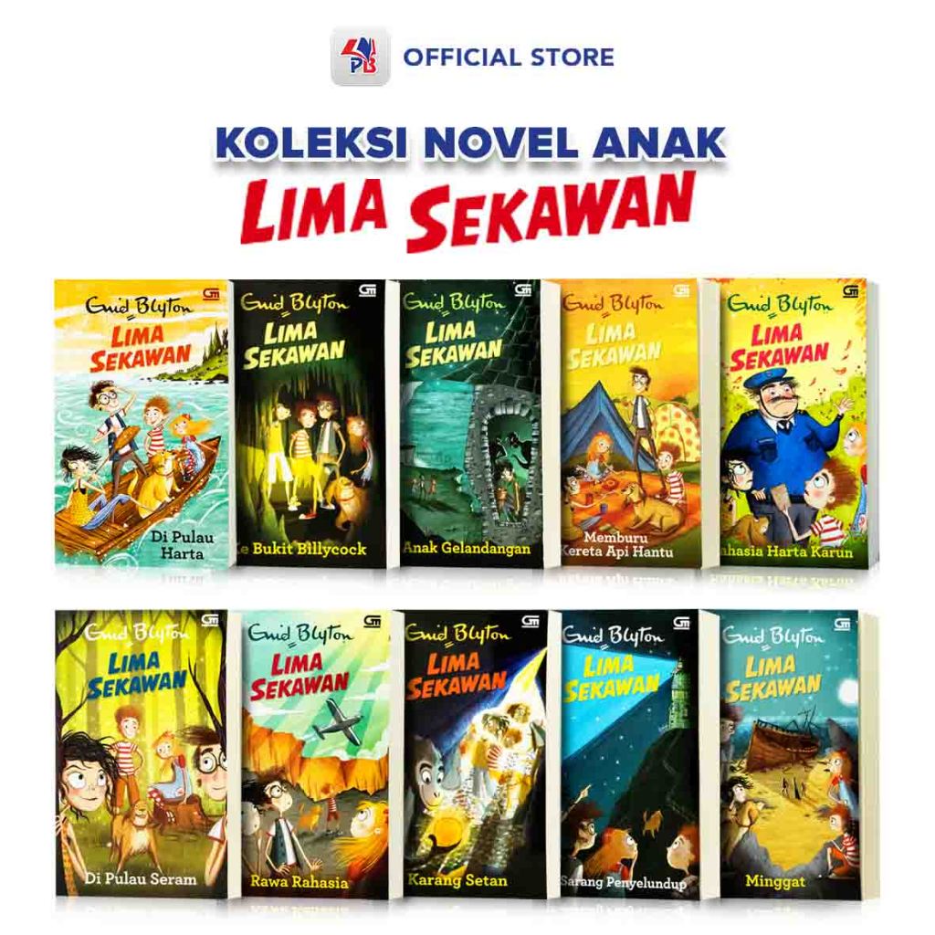 Jual Buku Novel Lima Sekawan Enid Blyton / Di Pulau Seram / Jo Anak ...