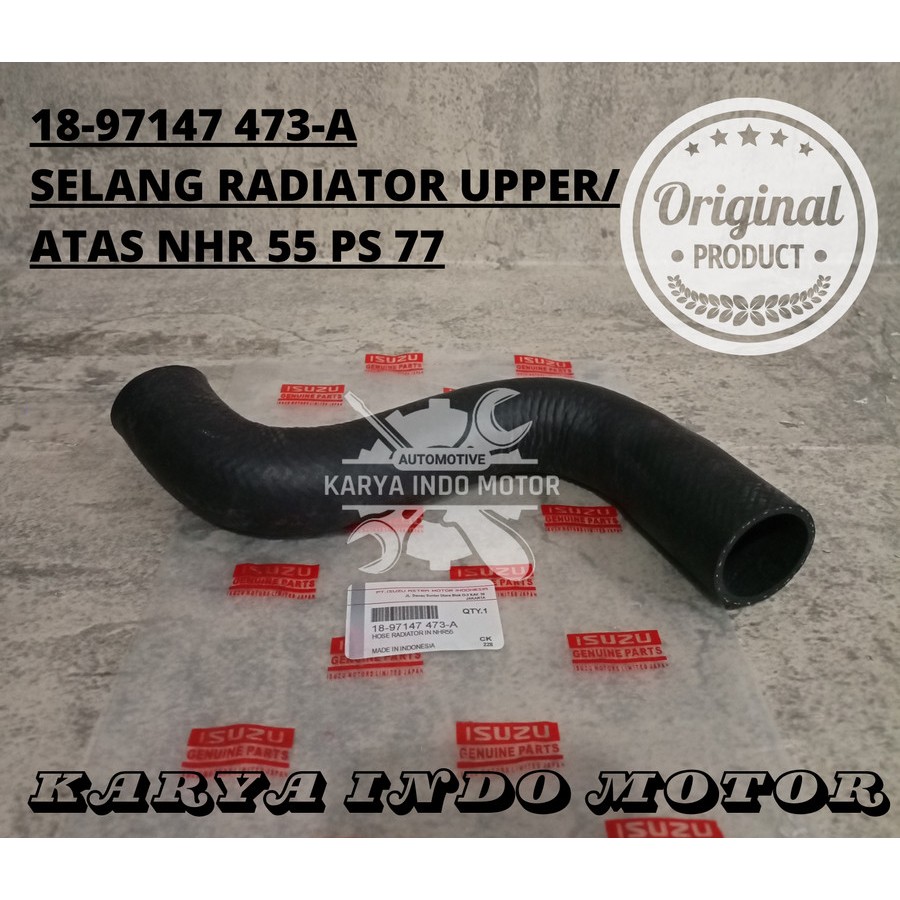 Jual SELANG RADIATOR ATAS ISUZU ELF NHR55 NHR 55 ELF PS 77 18-97147 473 ...
