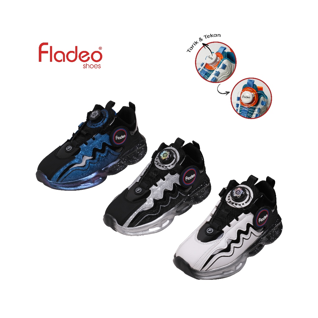 Jual Fladeo C23/KBSS38-1BG/Sepatu Sneakers Tali anak anak [ Kids ...