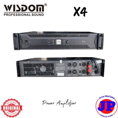 Jual Wisdom X4 Power Amplifier Original Garansi Resmi | Shopee Indonesia