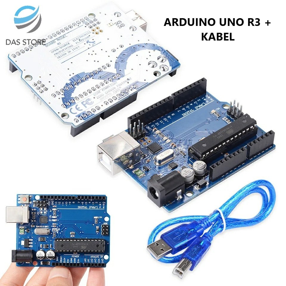 Jual UNO R3 DIP ATMEGA328P ATMEGA 16U2 COMPATIBLE BOARD DENGAN KABEL ...