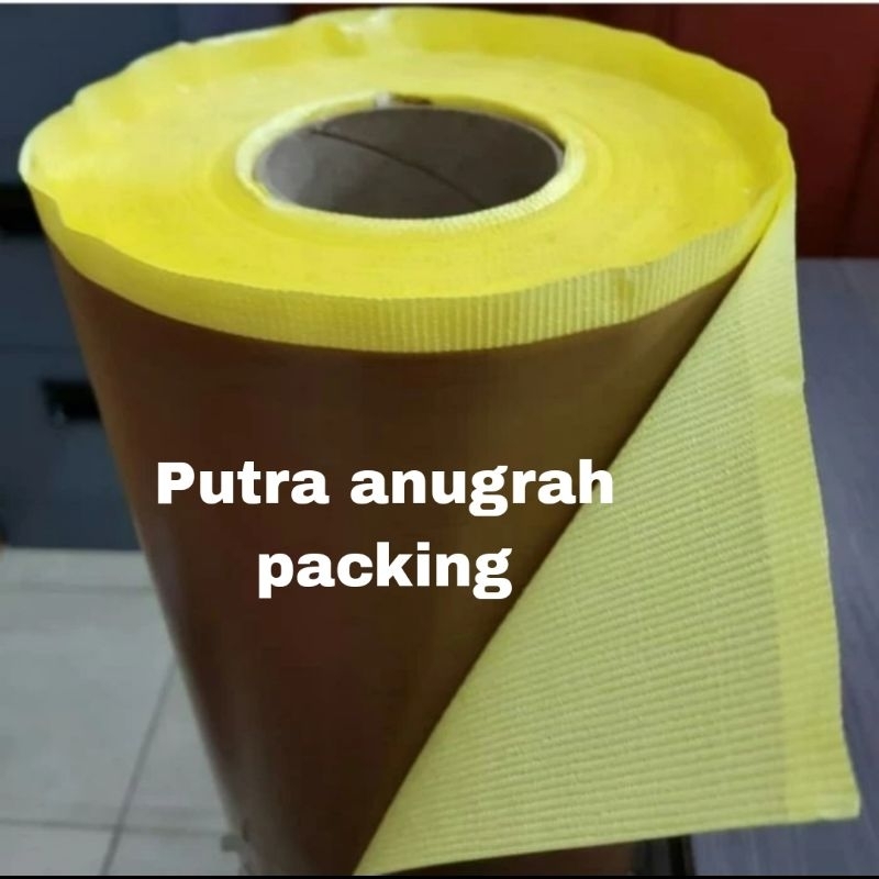 Jual Kain Teflon PTFE tahan panas ada lem 0,25mm x 100cm x 50mtr | Shopee Indonesia