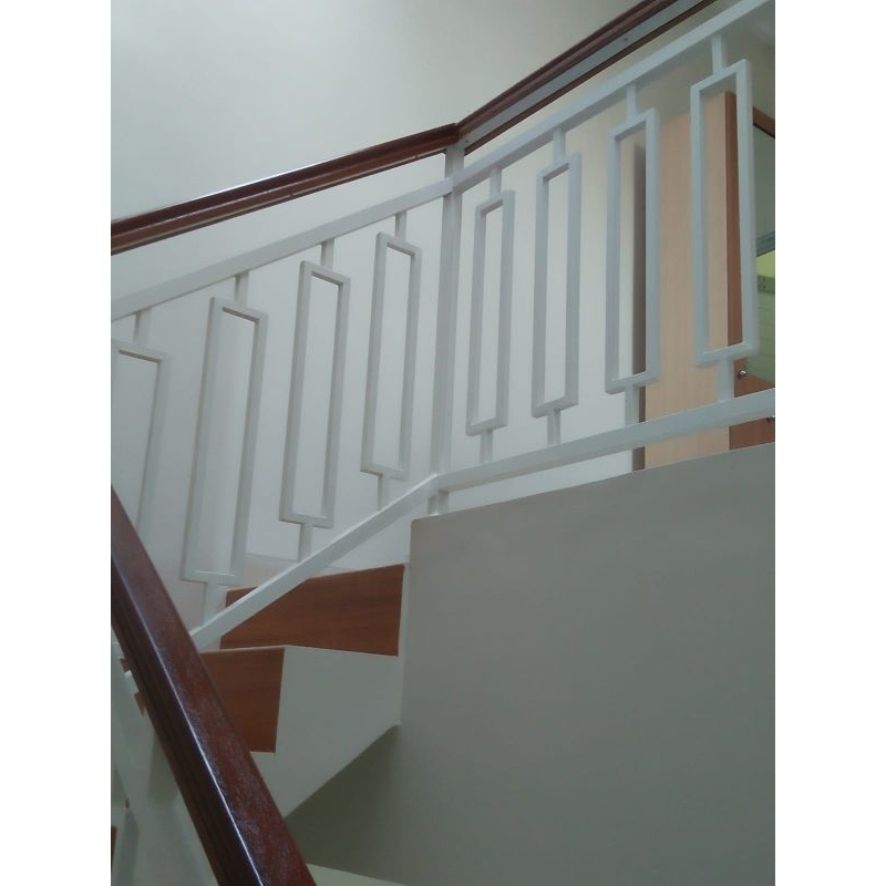 Jual Railing Tangga / Rail Tangga Besi Handle Kayu | Shopee Indonesia