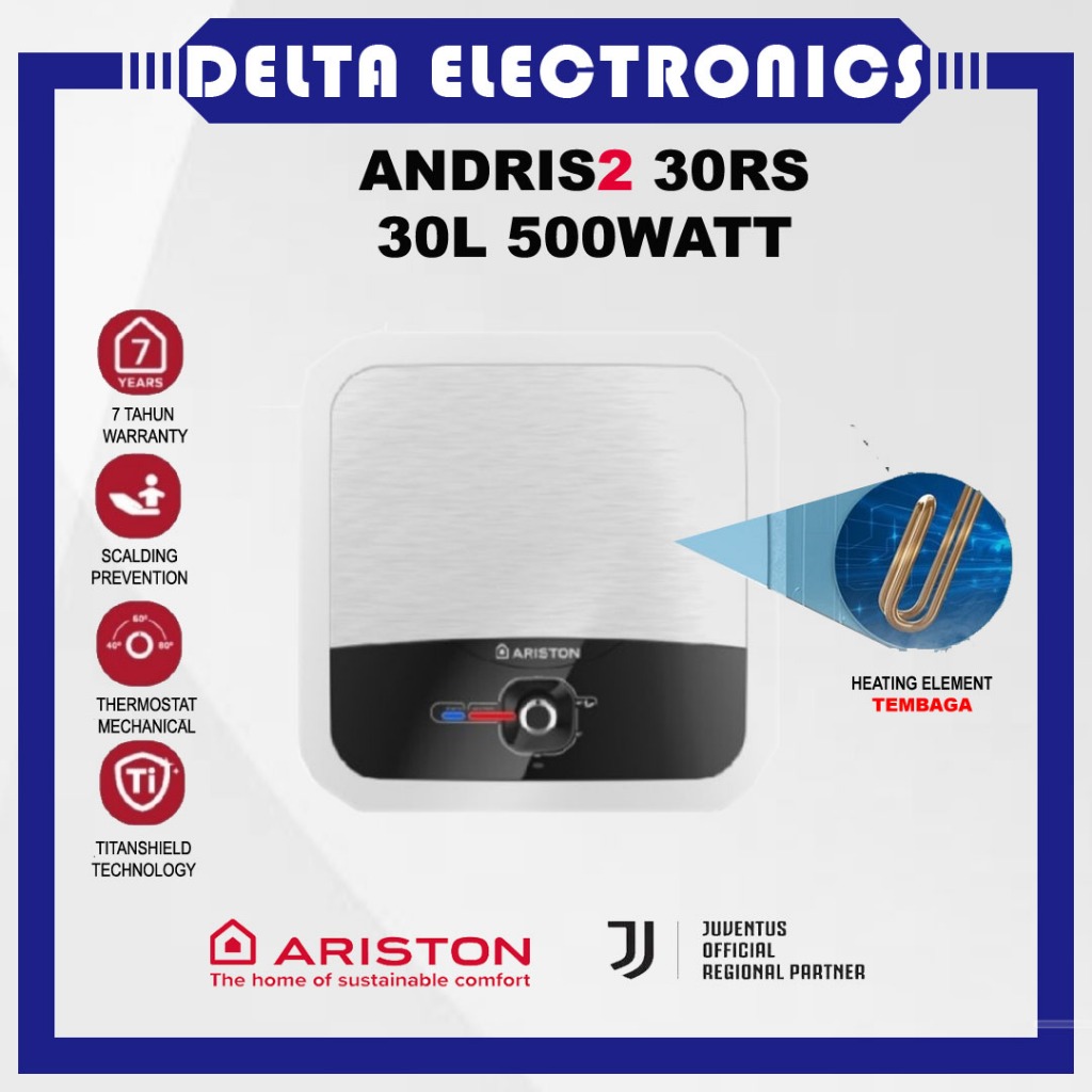 Jual Water heater ariston AN2 30RS 500ID pemanas air listrik 30Liter ...