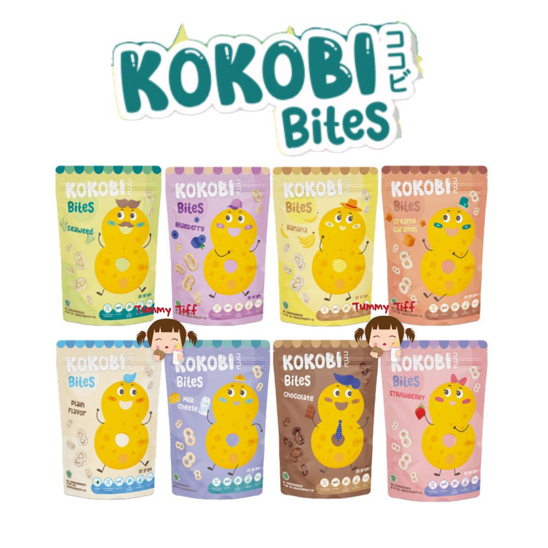 Jual KOKOBI BITES Cemilan anak bayi Kokobi Puff Snack anak bayi NON MSG ...