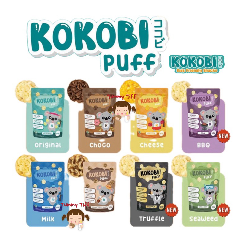 Jual KOKOBI PuFF Cemilan anak bayi Kokobi Puff Snack anak bayi NON MSG ...