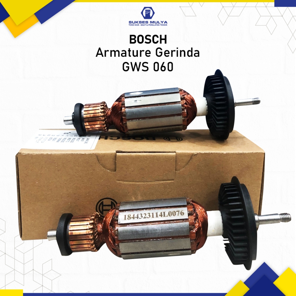 Jual ORIGINAL BOSCH Armature GWS 060 motor angker gerinda rotor bosch ...