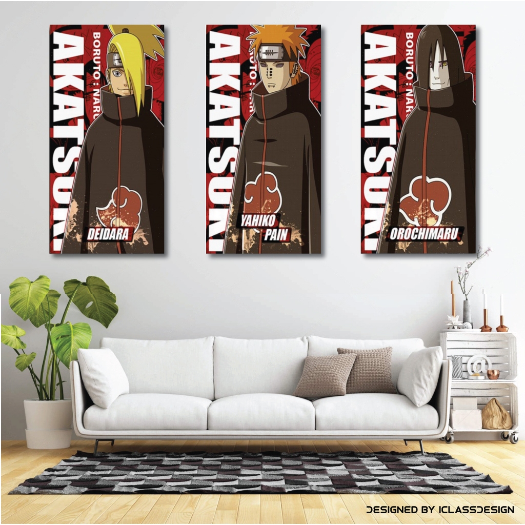 Jual HIASAN DINDING AKATSUKI 15X30 CM POSTER KAYU WALL AESTHETIC ID152 ...