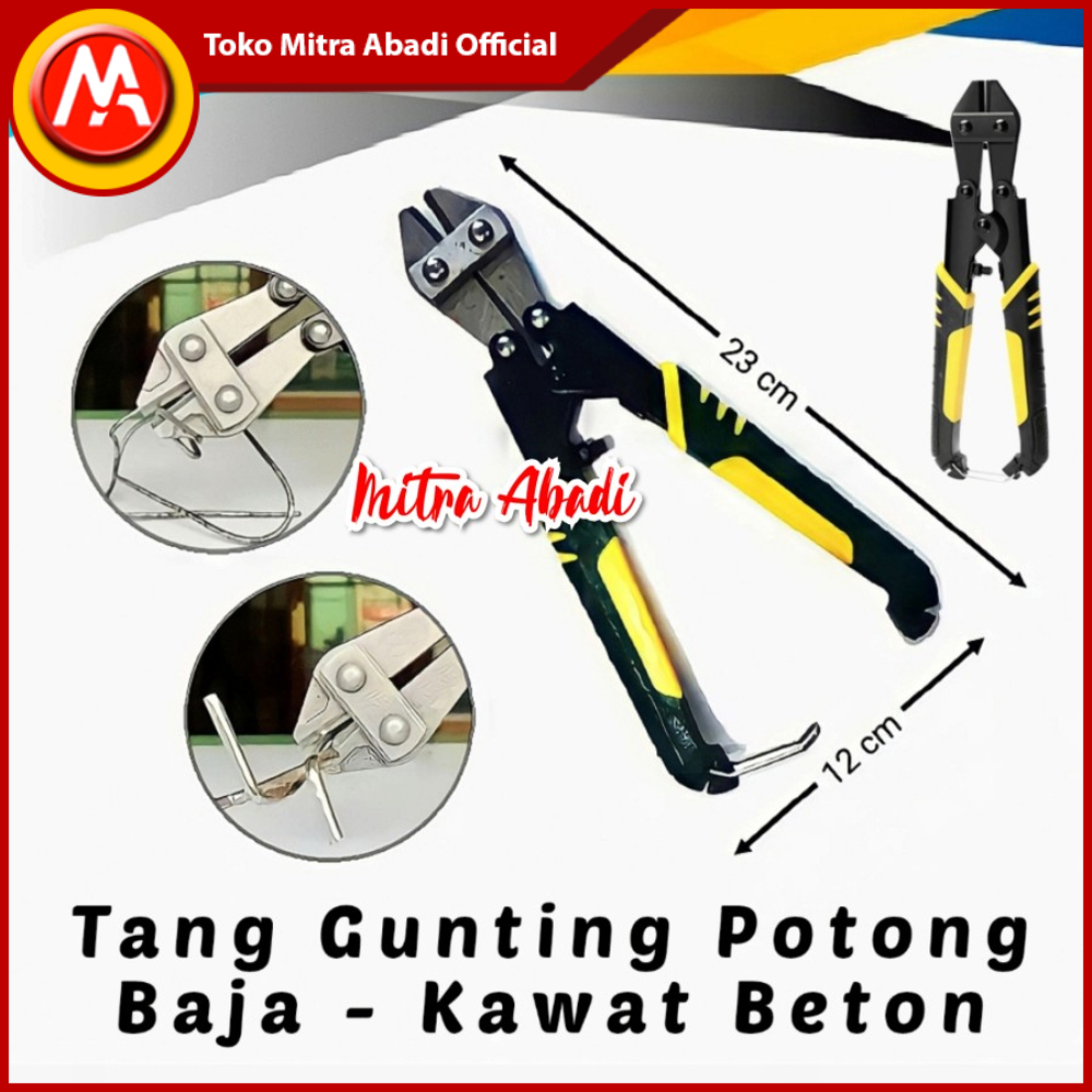 Jual Mini Bolt Cutter / Tang Gunting Potong Baja - Besi - Kawat Beton ...